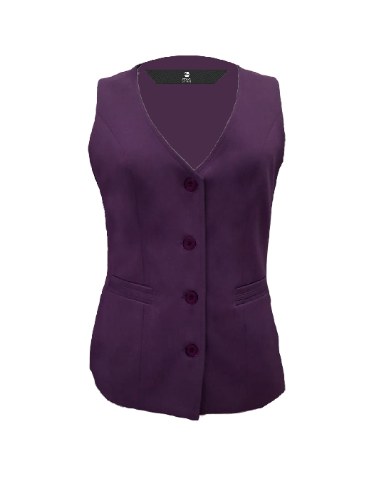 CHALECO MORADO MUJER :: ROMA UNIFORMES